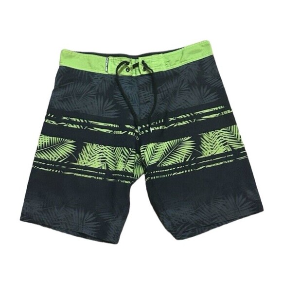 Pipeline | Swim | Pipeline Board Shorts Large Men Black Gray Lime Green ...